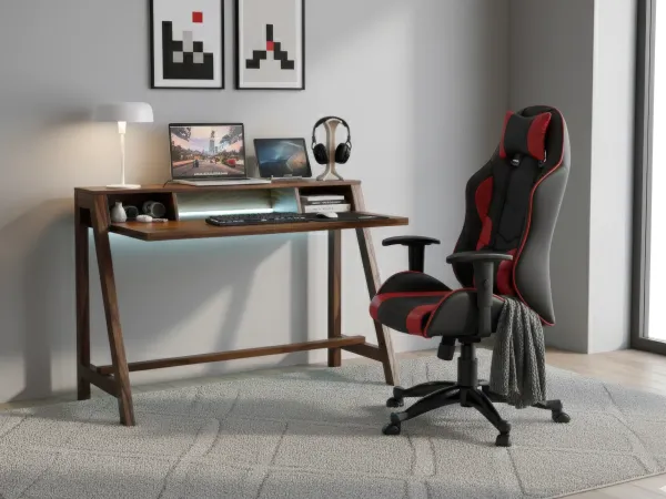 Rent Furniture Online - luna-engineered-wood-study-table-with-proxtreme ...